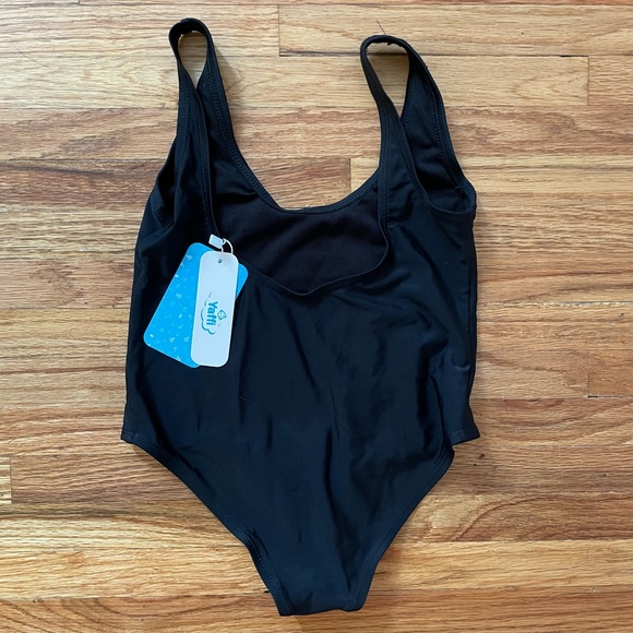 Yaffi | Swim | Nwt Yaffi Kids Black Good Vibes One Piece Bathing Suit ...